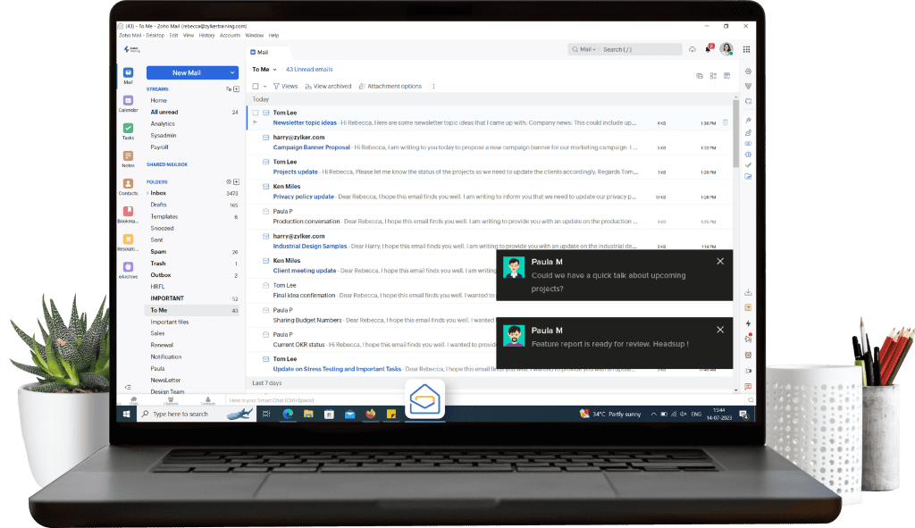 Zoho Mail Конфигурација - iDesign.mk